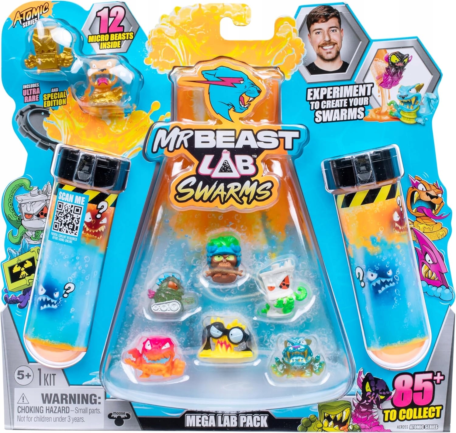 Mr. Beast Mega Lab Swarms 12-Pack Figurki Zestaw Laboratorium MrBeast (630996247501) • Cena ...