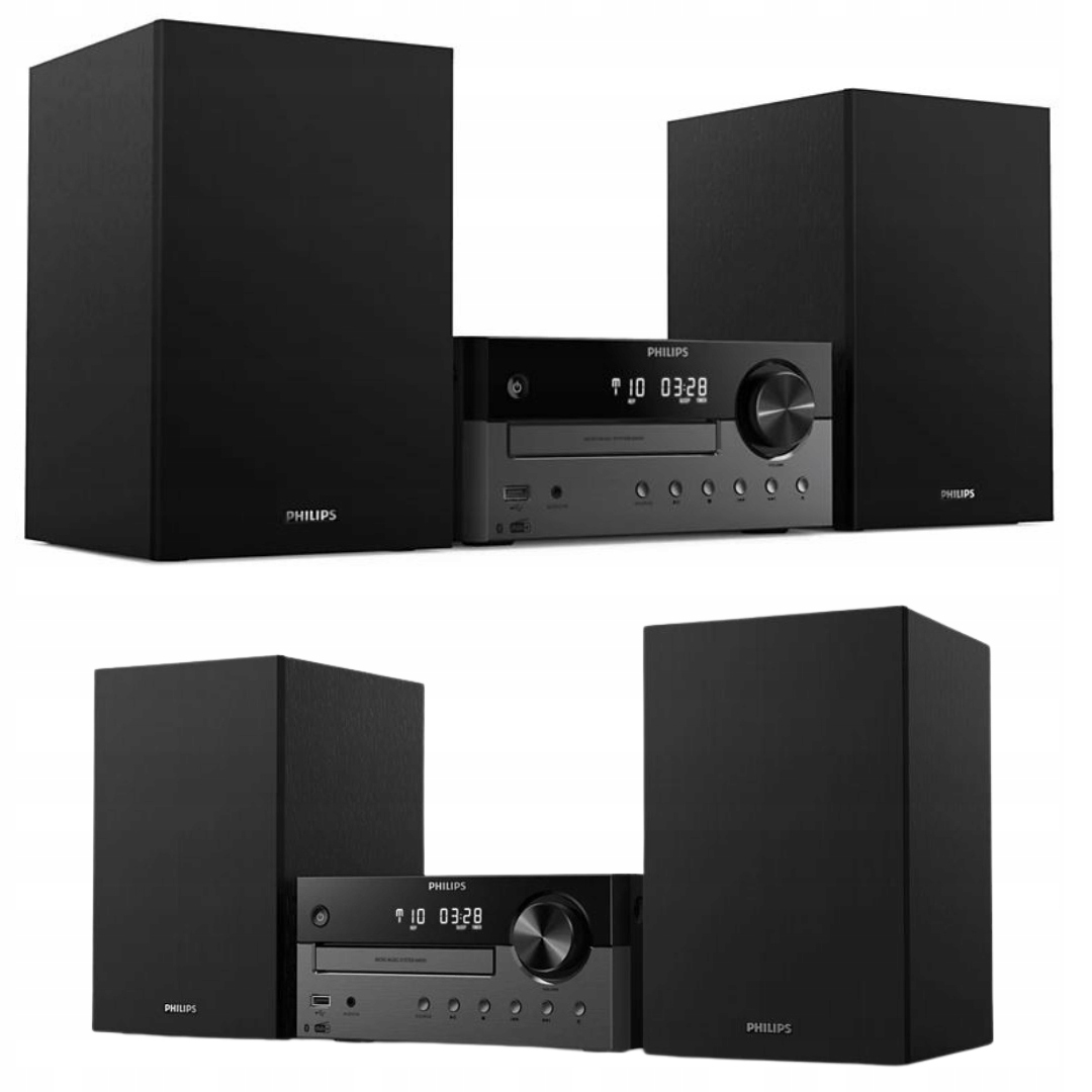 Mikrosystém Philips Bluetooth CD, MP3-CD, USB, Bluetooth, DAB+/FM rádio ...