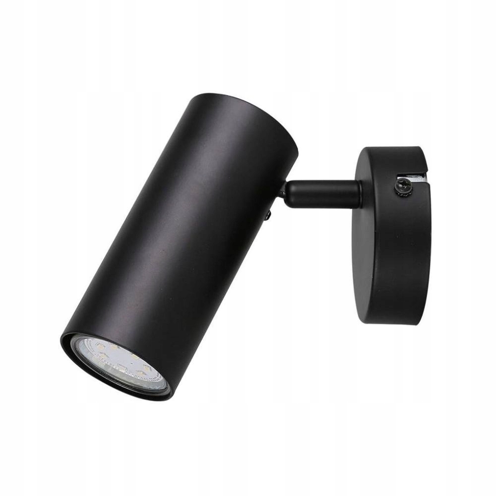 KINKIET LAMPA ŚCIENNA SPOT REFLEKTOR GU10 LED CZARNY COLLY ...