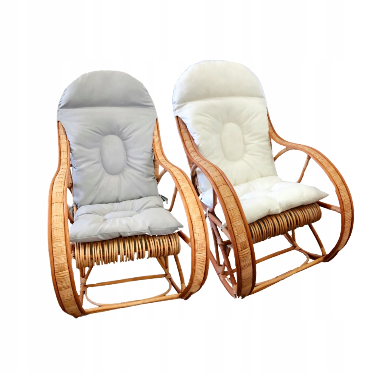 WIKLINOWY FOTEL BUJANY BUJAK + PODUSZKA 2 KOLORY (5904183406459) • Cena ...