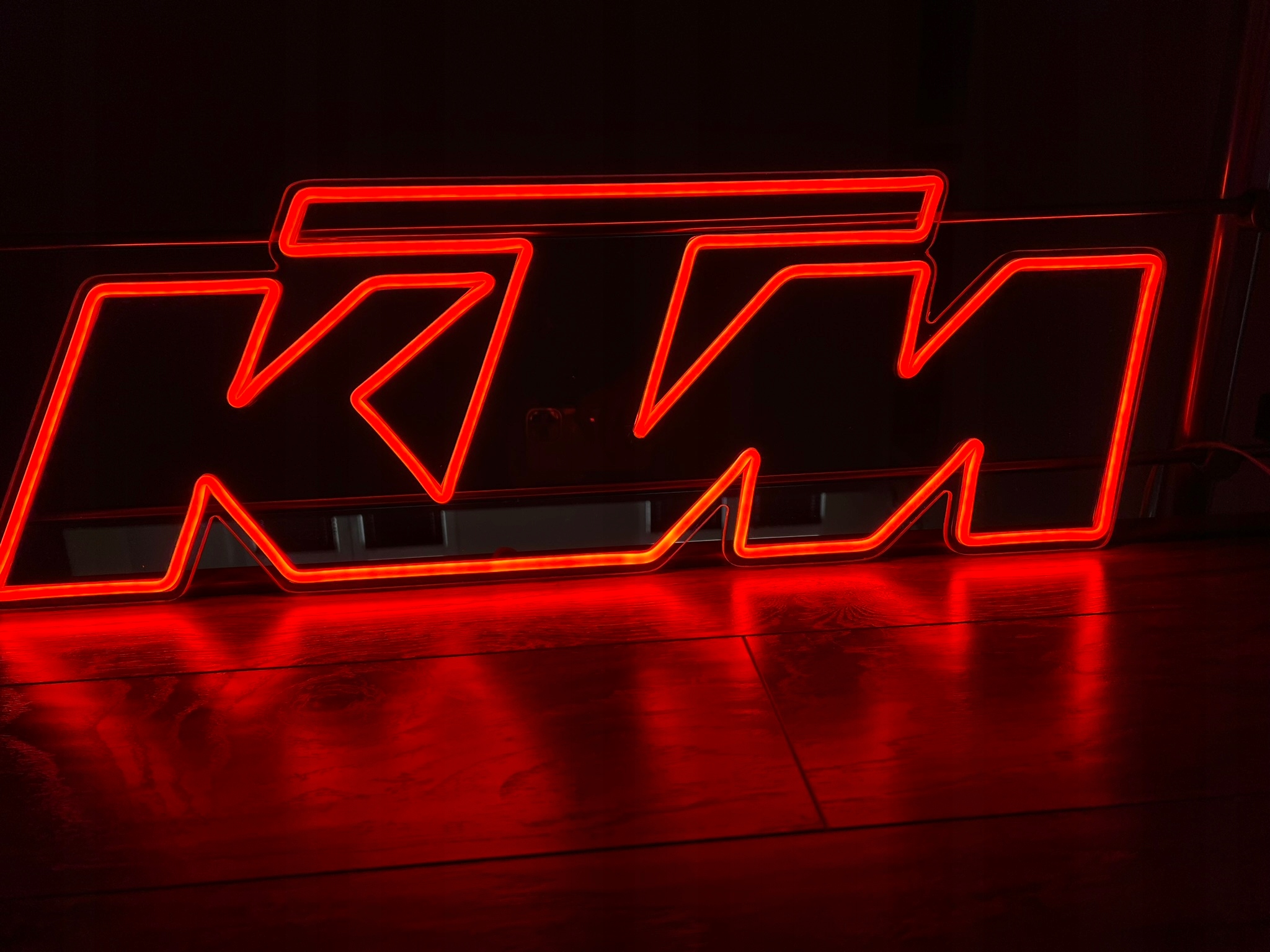 "KTM" Napis Neon Led Ledon Neon Flex • Cena, Opinie • Neony 15842239725 ...