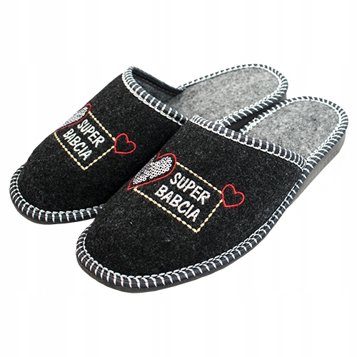 Papuče papuče plstené šľapky SUPER BABIČKA 36 - Allegro