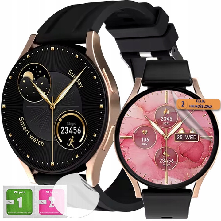 Smartwatch Smart-Trend SMARTWATCH DAMSKI GT ROSE GOLD ružová - Allegro
