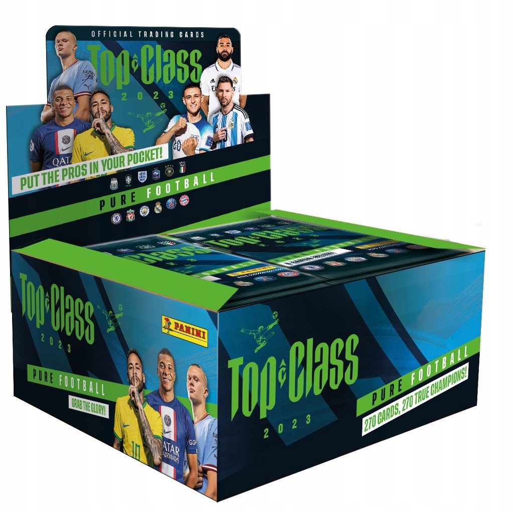 PANINI TOP CLASS 2023 KARTY PIŁKARSKIE BOX 24 SASZETKI 192 KARTY ... PANINI TOP CLASS 2023 KARTY PIŁKARSKIE BOX 24 SASZETKI 192 KARTY ...