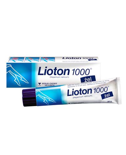 LIOTON 1000 żel 50 g żylaki heparyna 13780043403 - Allegro.pl