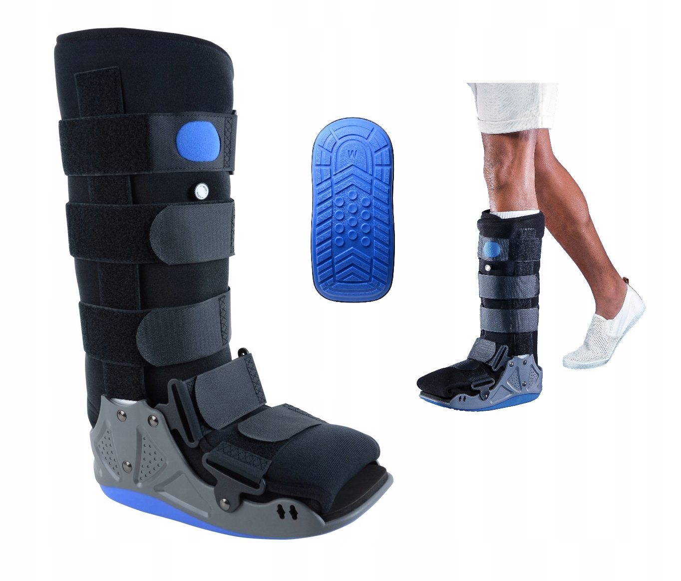 POOPERAČNÍ NAFUKOVACÍ BOTA TYPU WALKER DLOUHÁ M za 2271 Kč - Allegro