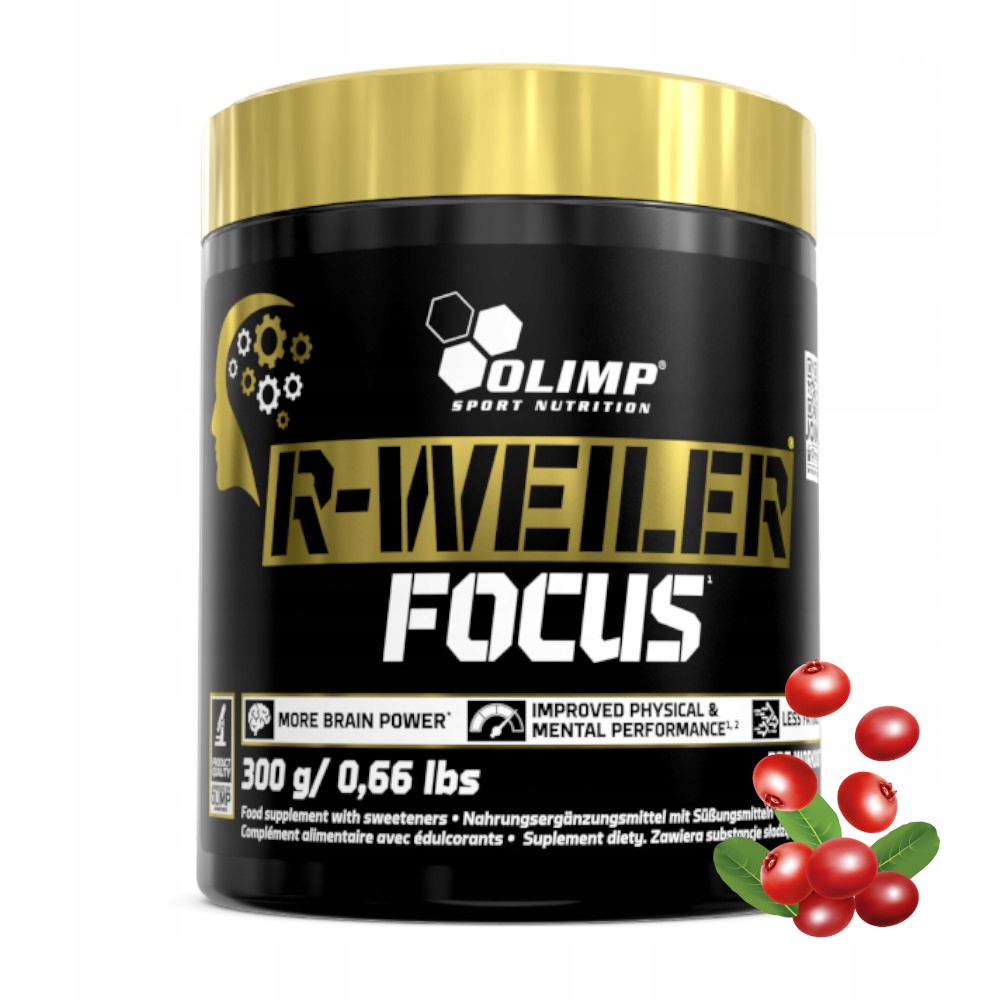 Olimp R-weiler Focus 300g pre workout cytrulina koncentracja żurawina ...