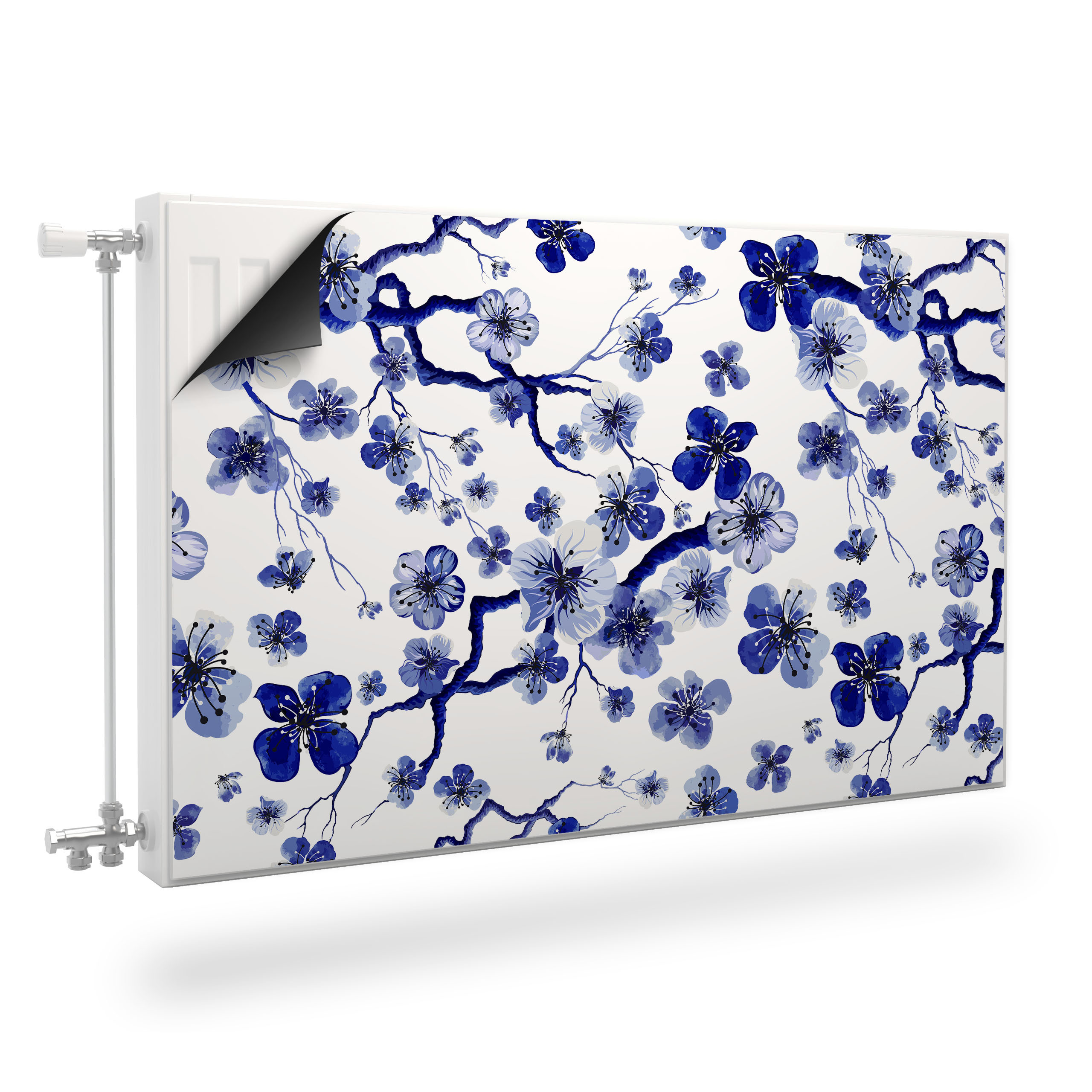 Kryt na radiátor magnetická podložka 80 x 60 cm, modrá - Allegro