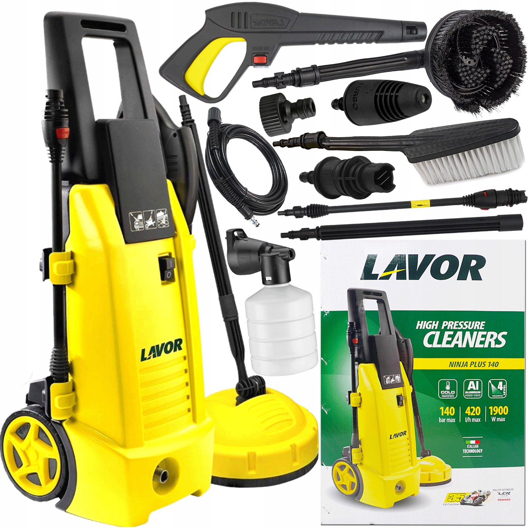 Myjka ciśnieniowa Lavor 140 bar 1900 W (8013298207237) • Cena, Opinie ...