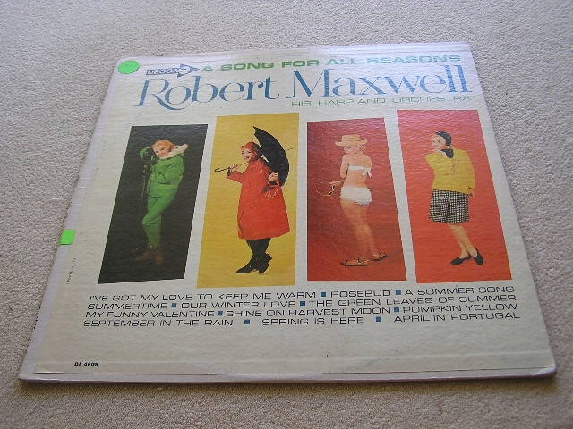 A Song For All Seasons Robert Maxwell His Harp And Orchestra Winyl ...