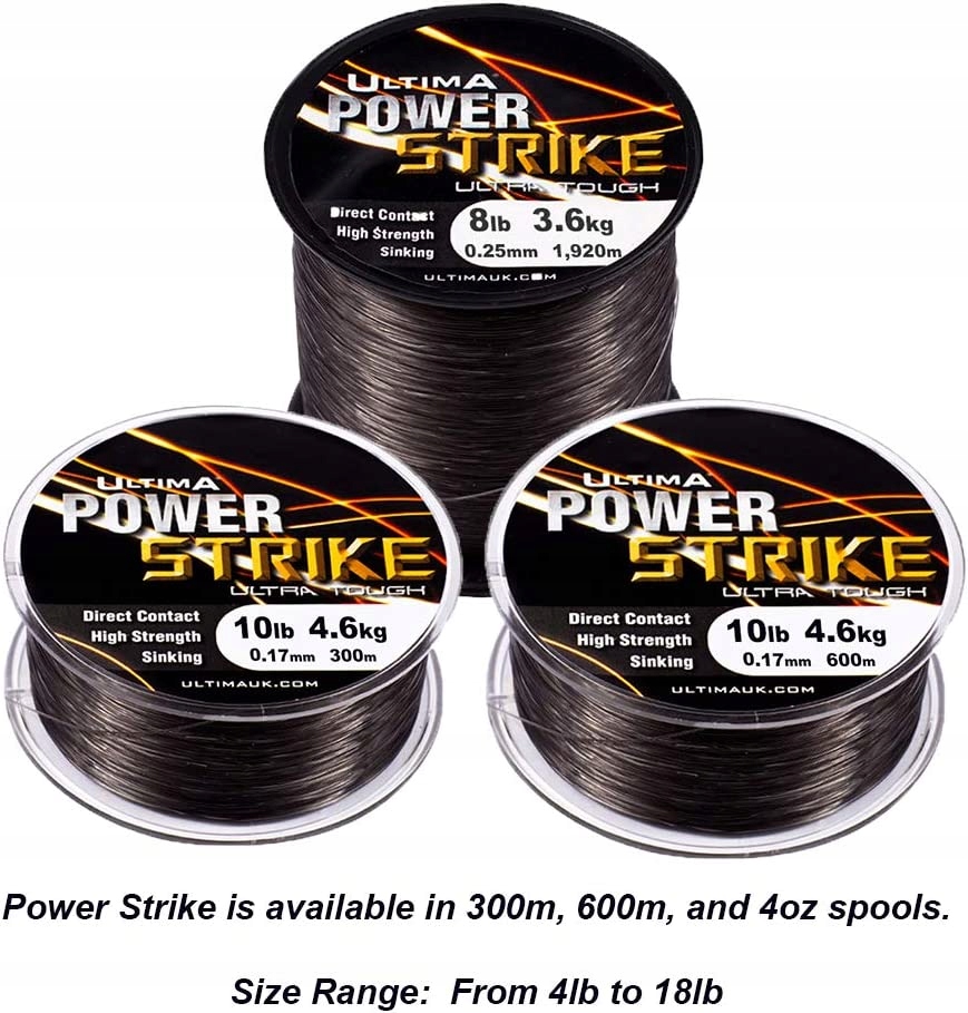 ŻYŁKA SPINNINGOWA ULTIMA POWER STRIKE 300m 0,32mm - 5035876006523 ...