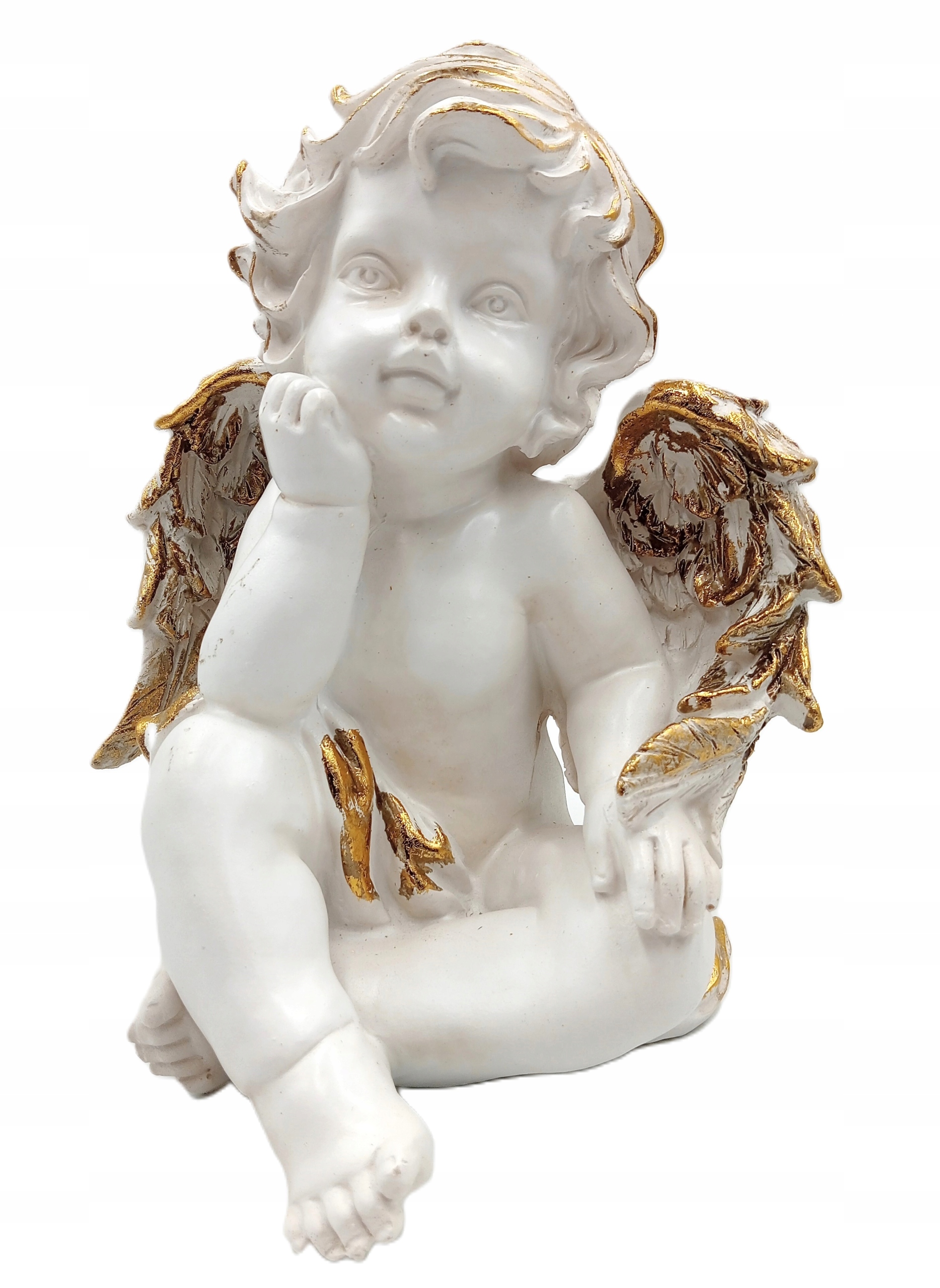 Figurka ANIOŁ Duży Aniołek do ogrodu na cmentarz 26 cm (QTY89051KG-3-C ...