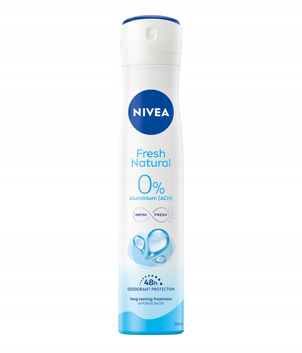 Dezodorant damski NIVEA Fresh Natural 200ml (4005808729241) • Cena ...