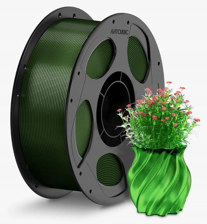 Filament Anycubic PETG Translucent Olive Green Zelený 1kg ODOLNÝ za 348 ...