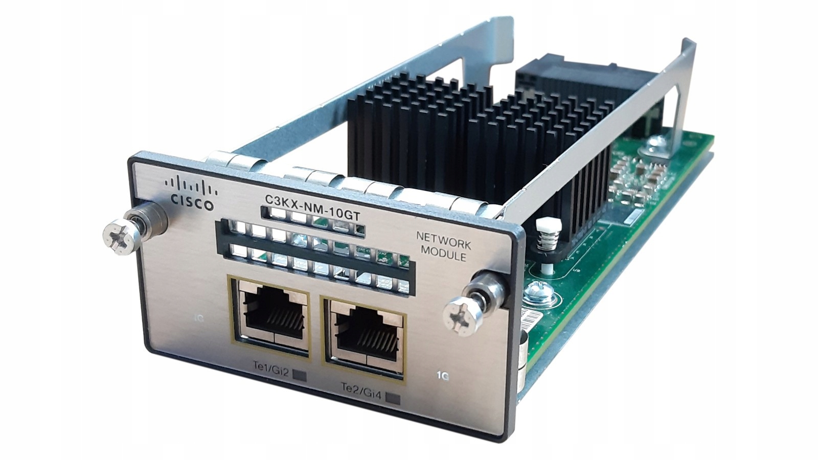 Moduł Cisco Catalyst C3KX-NM-10GT 2x RJ45 10Gbit - Sklep, Opinie, Cena w Allegro
