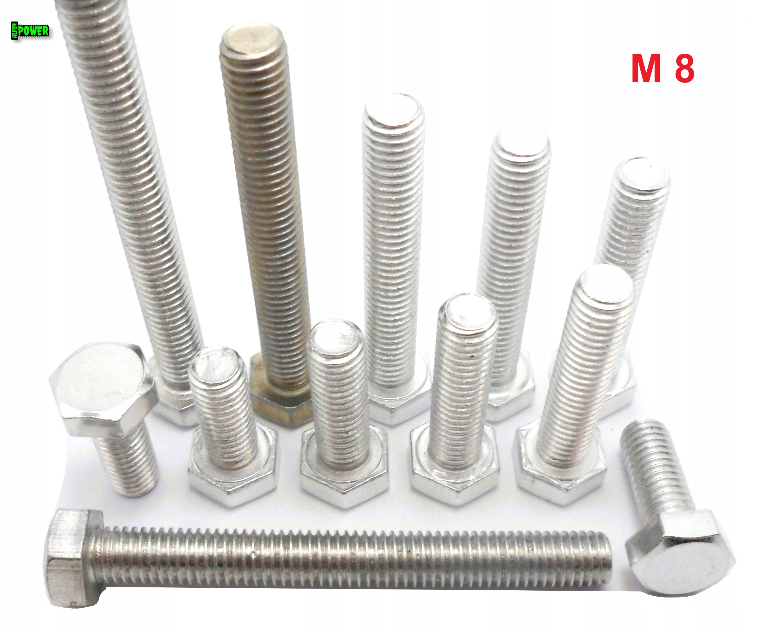 M8X30 ŚRUBA DIN 933 ISO 4017 ALUMINIOWA (M8X30DIN933) • Cena, Opinie ...