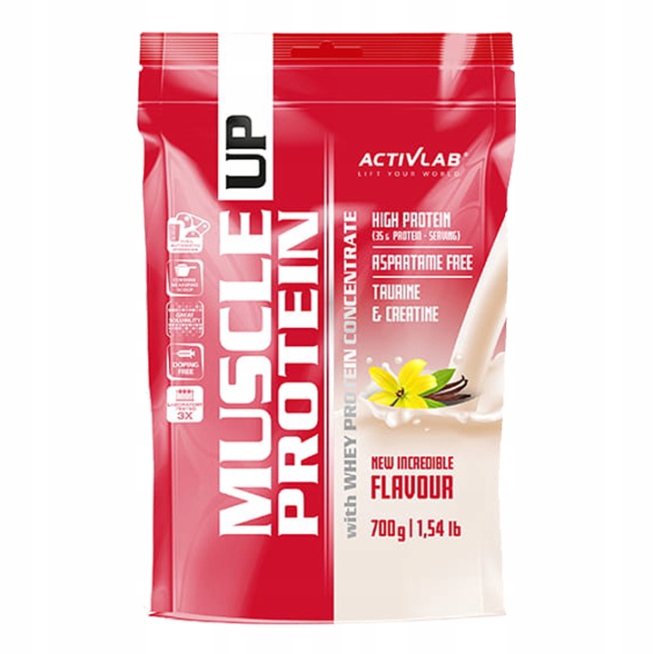 ACTIVLAB MUSCLE UP Protein proszek 700 g smak waniliowy • Cena, Opinie - Allegro
