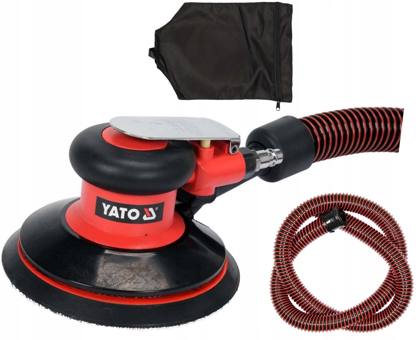 YATO PNEUMATYCZNA SZLIFIERKA MIMOŚRODOWA OSCYLACYJNA 150MM + WOREK YT-09738 5906083084409 za 115 ...