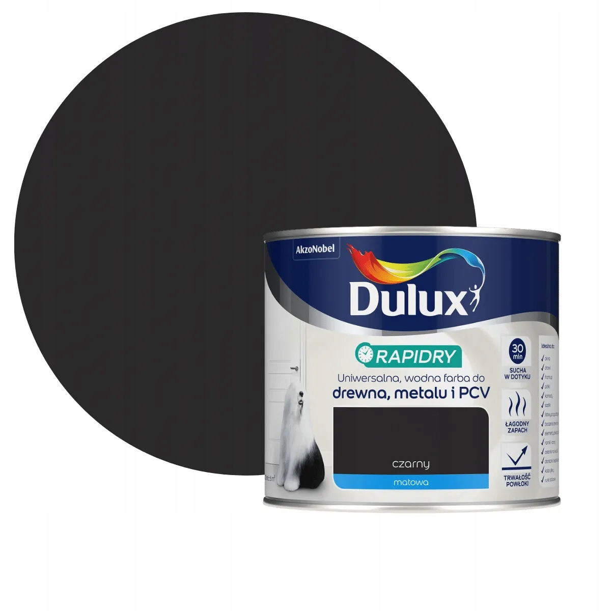 Dulux Czarna Rapidry - Niska cena na Allegro