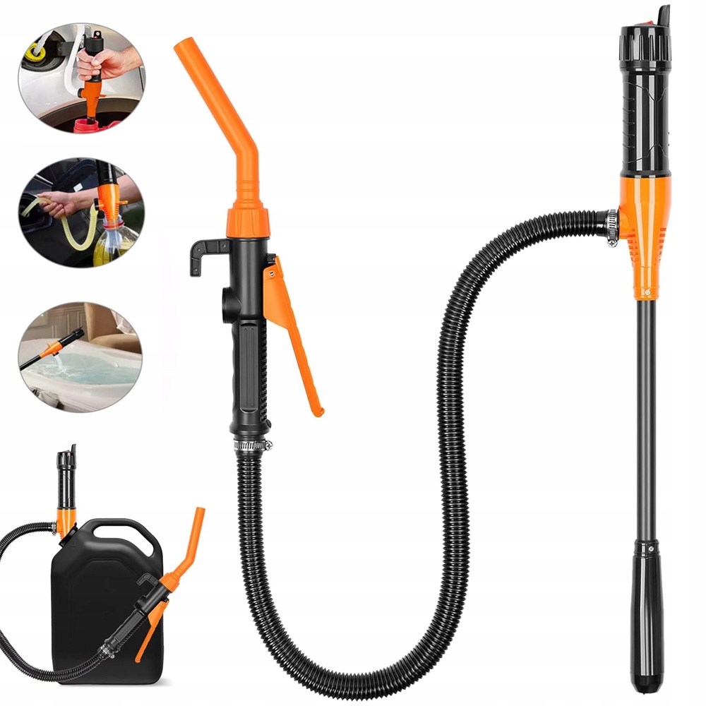 Pompa elektryczna 12V do spuszczania paliwa: Akumulatorowa, szybka ...