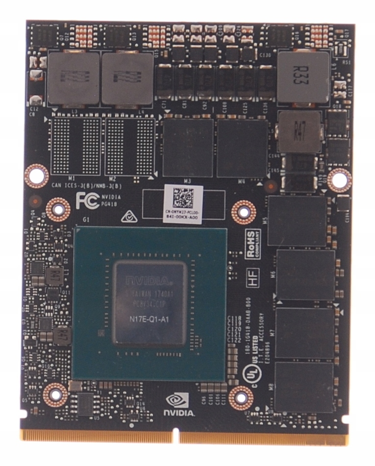 Karta graficzna Nvidia Quadro P3000 6GB GDDR6 0NYM27 Dell PRECISION 17 ...