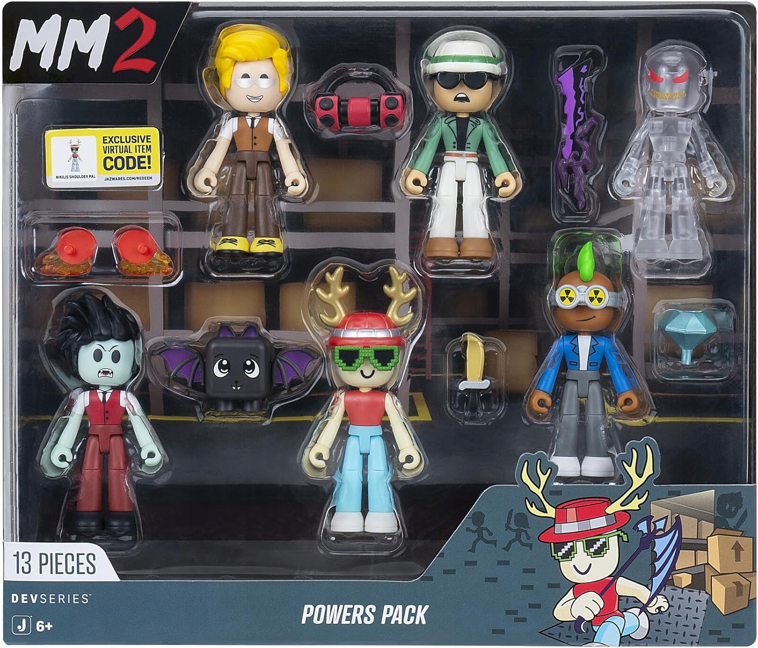 Roblox MM2 Figurki Zestaw Powers Pack + KOD DO GRY (191726714439 ...