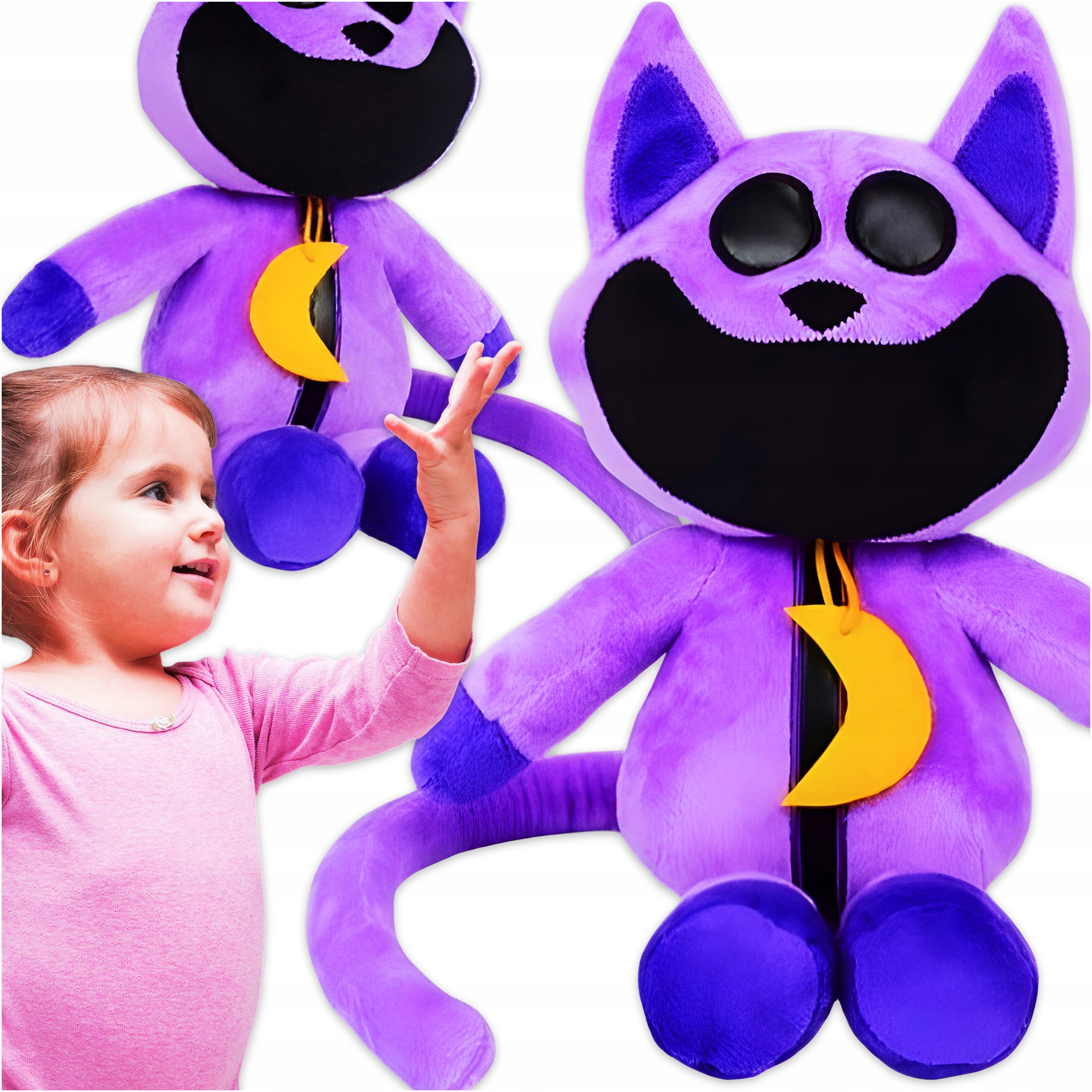 MASKOTKA PLUSZAK MONSTER CATNAP HORROR KOT PLUSZOWA ZABAWKA 30CM • Cena ...