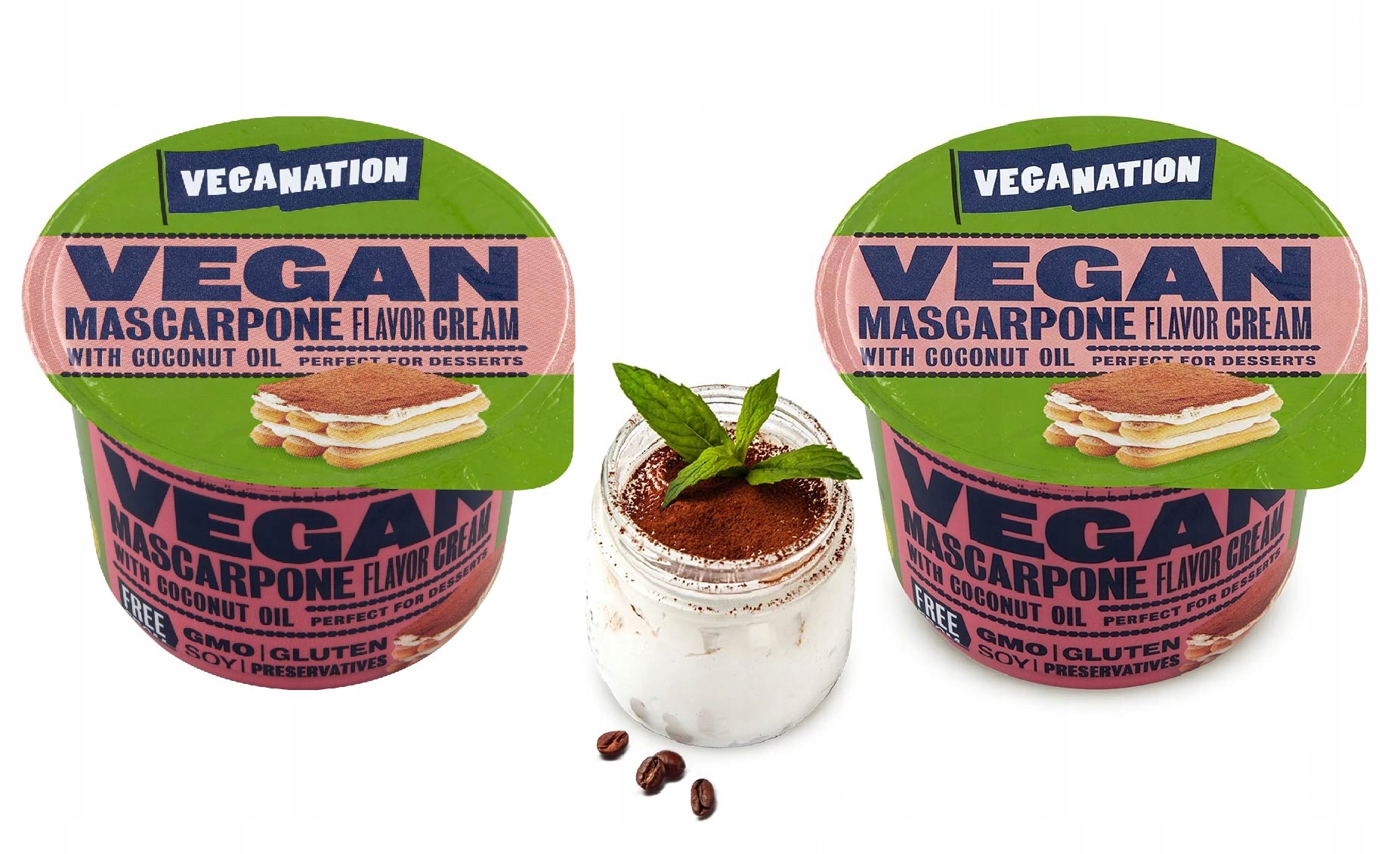 Veganation Wegański produkt o smaku mascarpone 250 g (5903111645090 ...