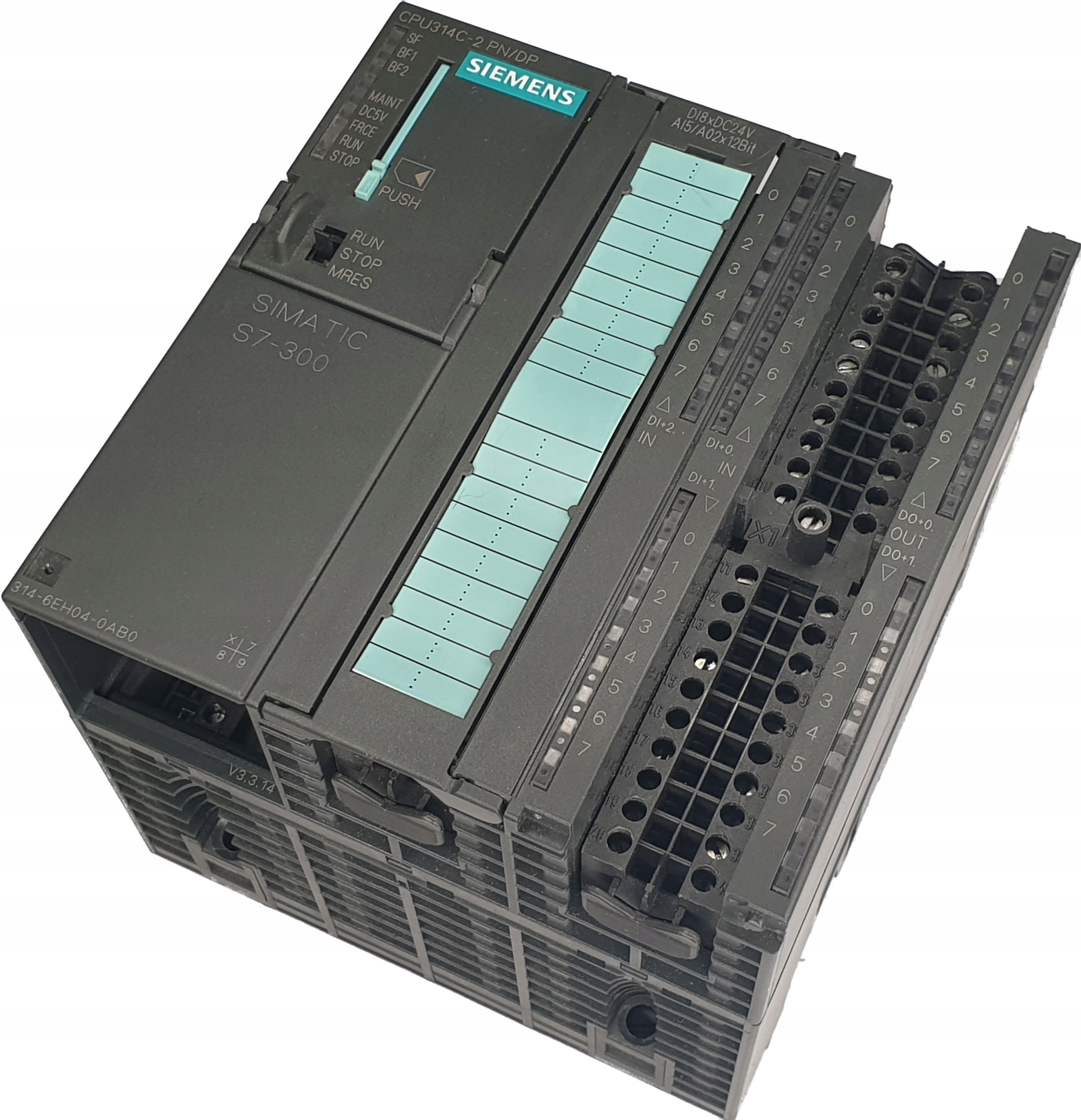 Sterownik PLC SIEMENS SIMATIC S7-300 CPU314C-2 PN/DP 1P 6ES7 314-6EH04 ...