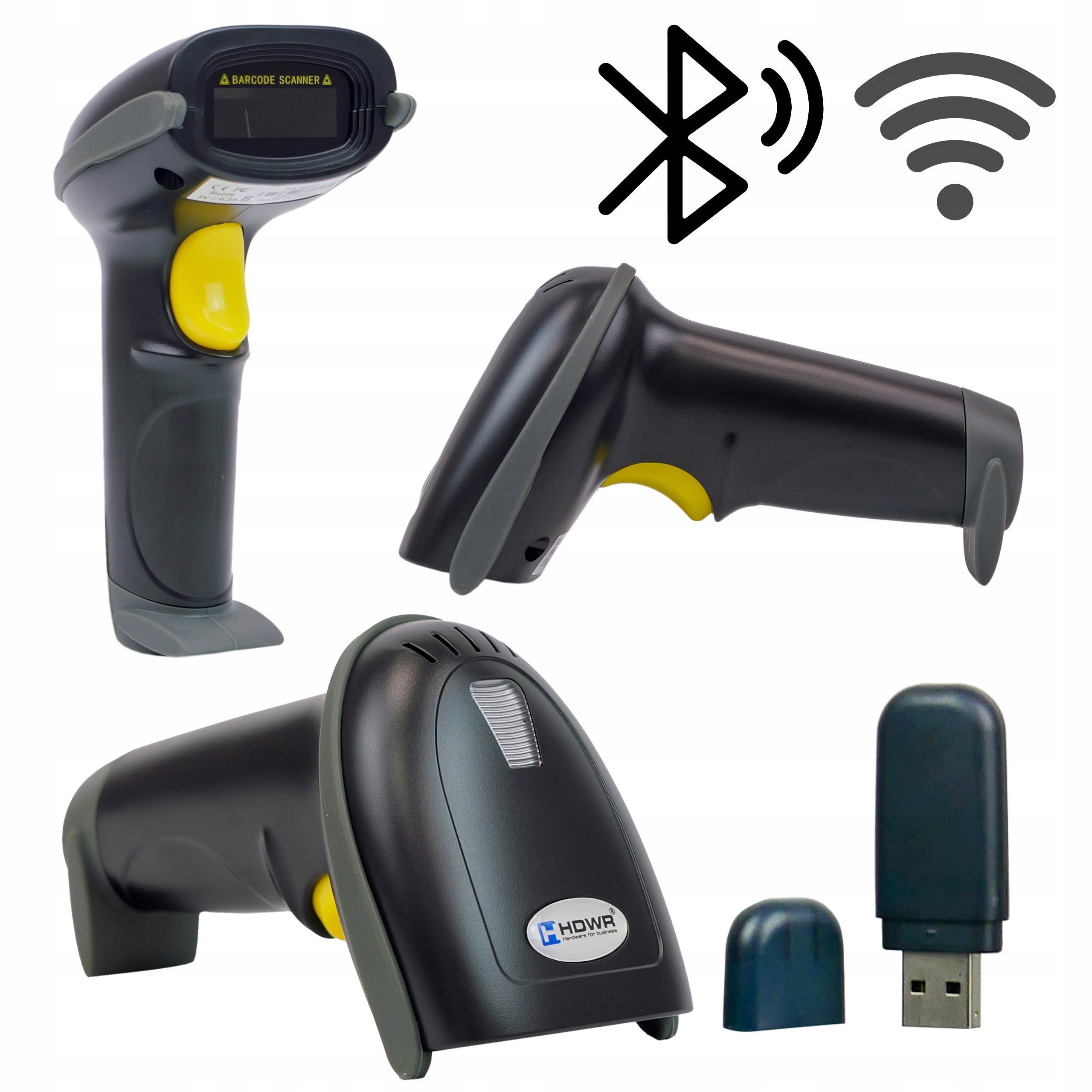 SKANER MAGAZYNOWY KODÓW KRESKOWYCH CZYTNIK WIFI BLUETOOTH WBUDOWANA ...