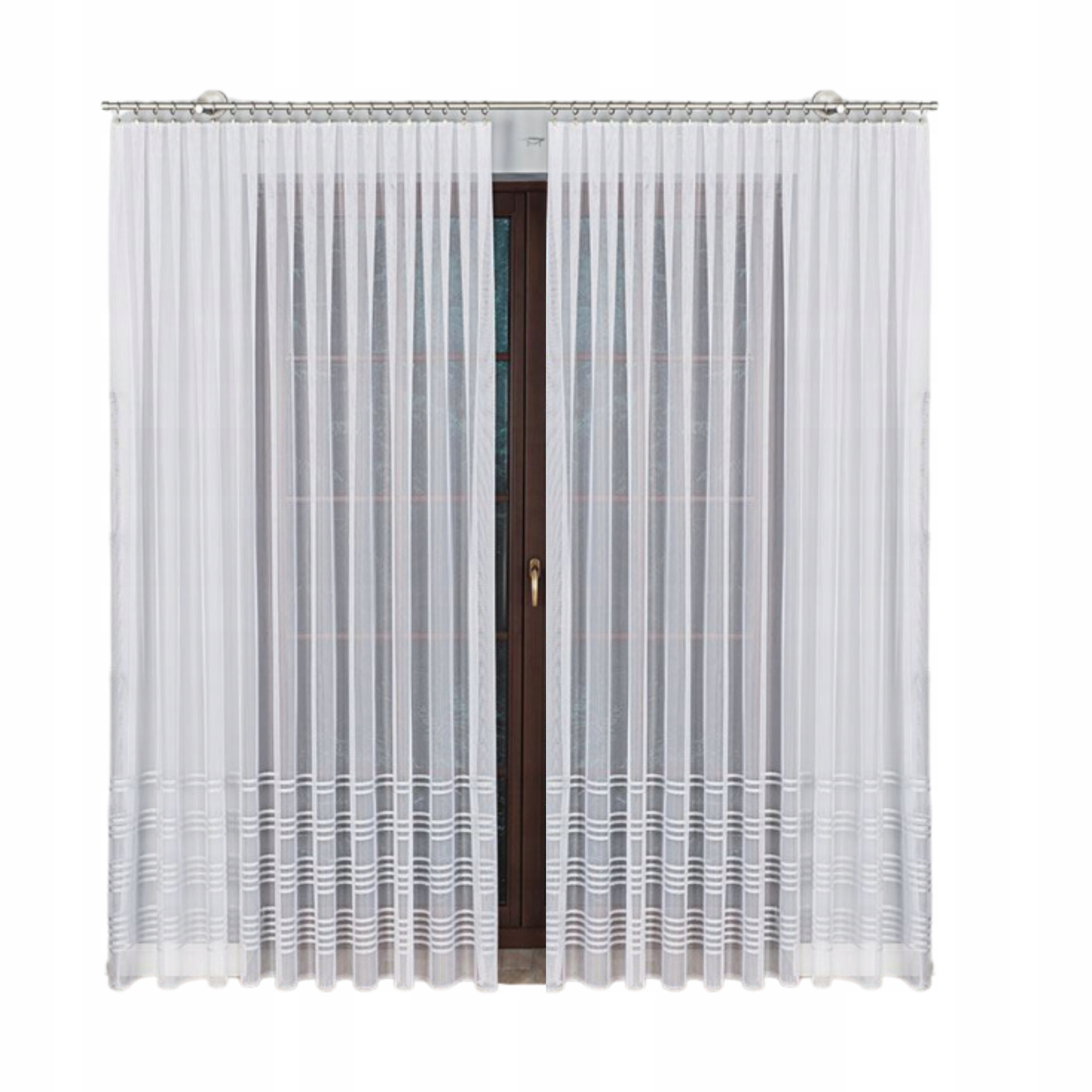 Gotowe firanki balkonowe firany do salonu nowoczesne 200x250 cm KALINA ...