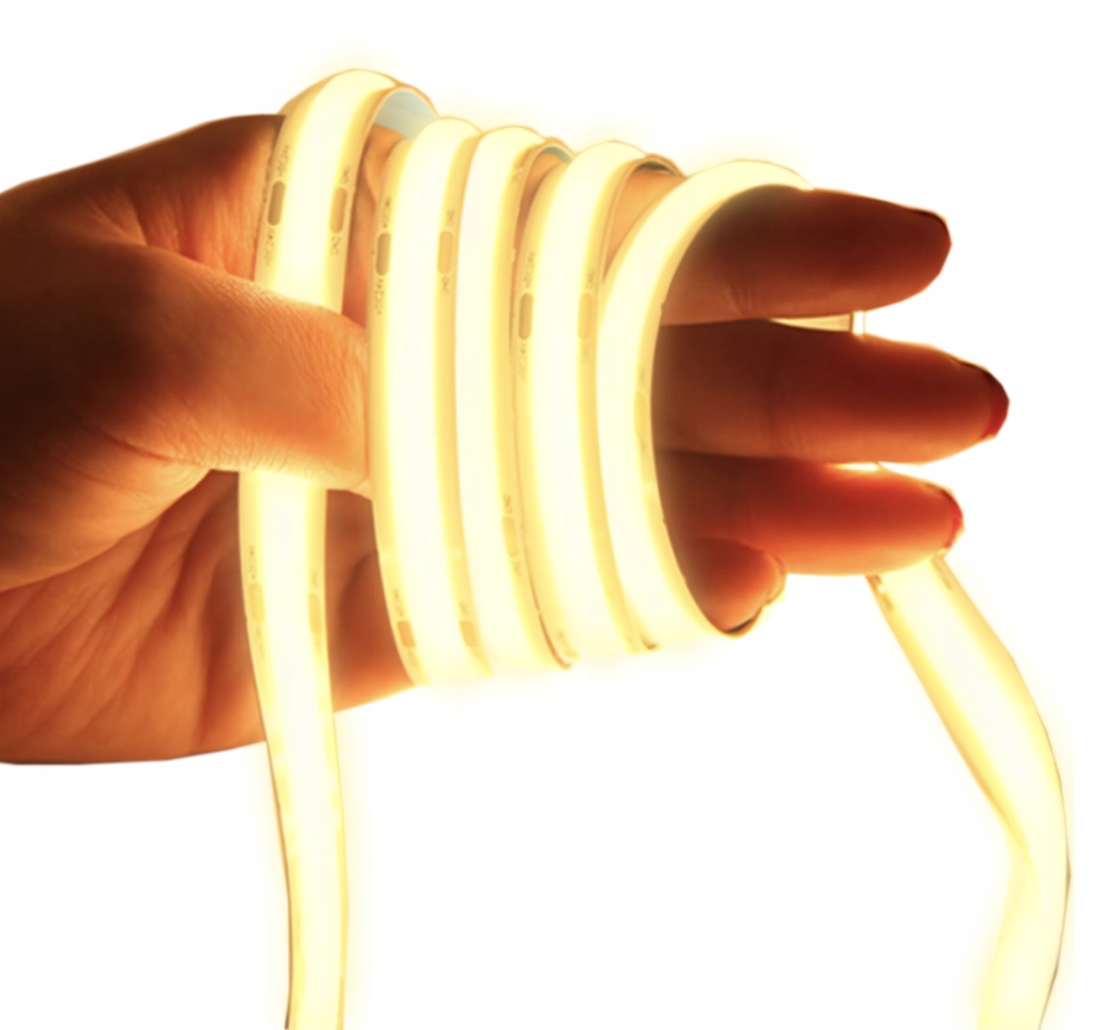 Taśma LED Neon COB 24V CIEPŁA 1m Homogeniczna (04828) • Cena, Opinie ...