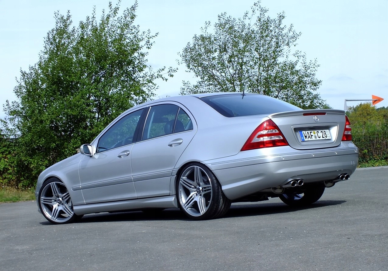 MERCEDES C-KLASA W203 SPOILER LOTKA AMG PODKŁAD! • Cena, Opinie - Allegro