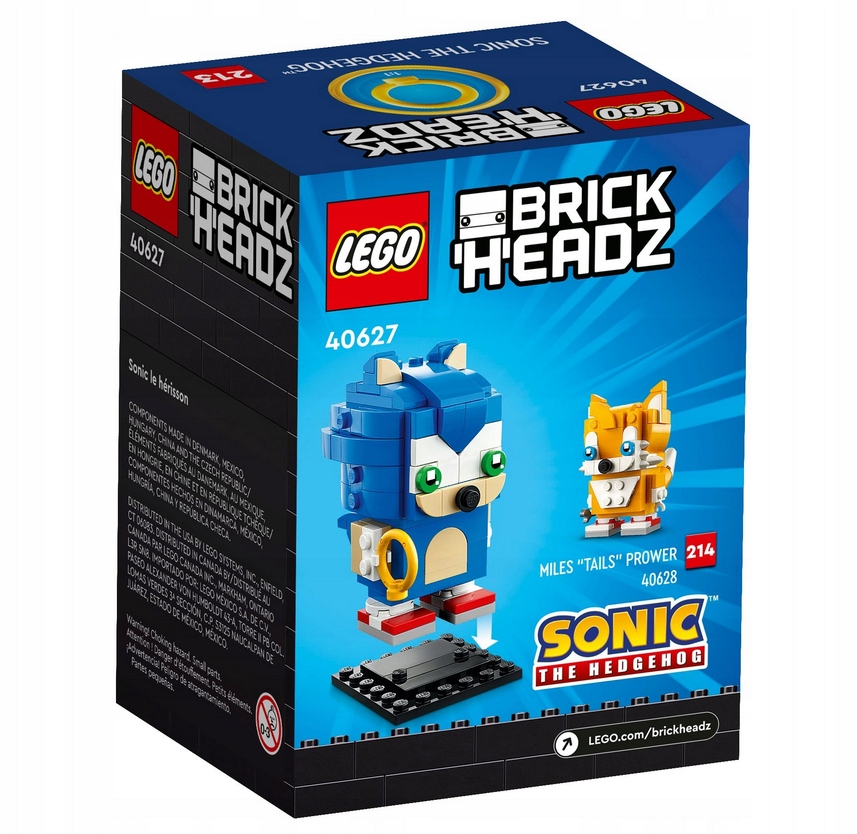 LEGO BrickHeadz 40627 Sonic the Hedgehog - porównaj ceny - Allegro.pl