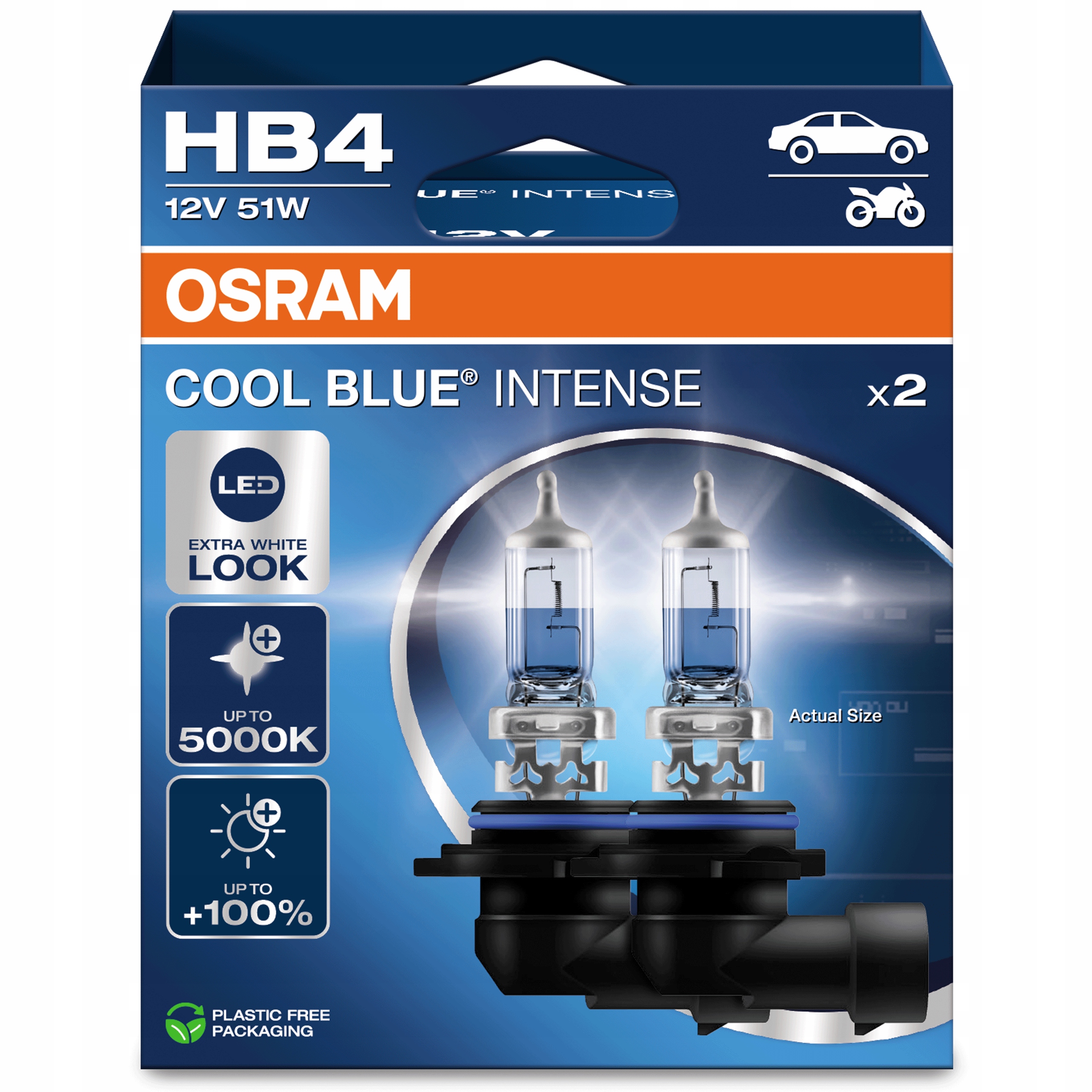 Osram Żarówki Samochodowe Cool Blue Intense HB4 Nowa Generacja ...
