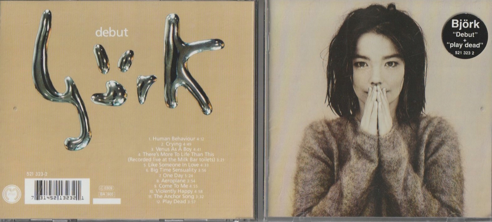 Płyta CD Björk - Debut 1993 I Wydanie ______________________________ 15404705527 - Sklepy ...