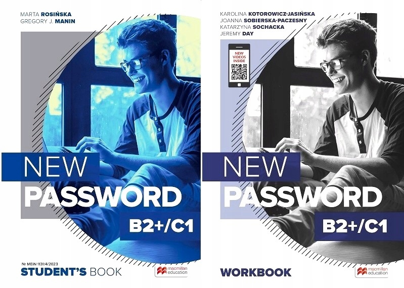 ZESTAW New Password B2+C1 Student's Book Workbook (14445074997) | Podręcznik Allegro