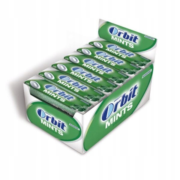 ORBIT DROPS SPEARMINT cukierki pudrowe 24 szt (4009900459259) • Cena ...