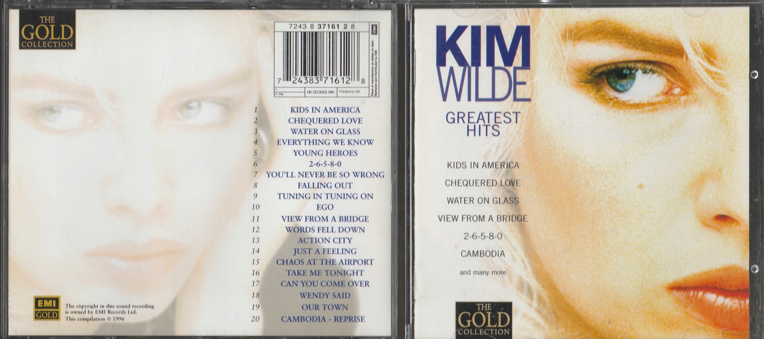 Płyta CD Kim Wilde - Greatest Hits - The Gold Collection 1996 I Wydanie ... Płyta CD Kim Wilde - Greatest Hits - The Gold Collection 1996 I Wydanie ...