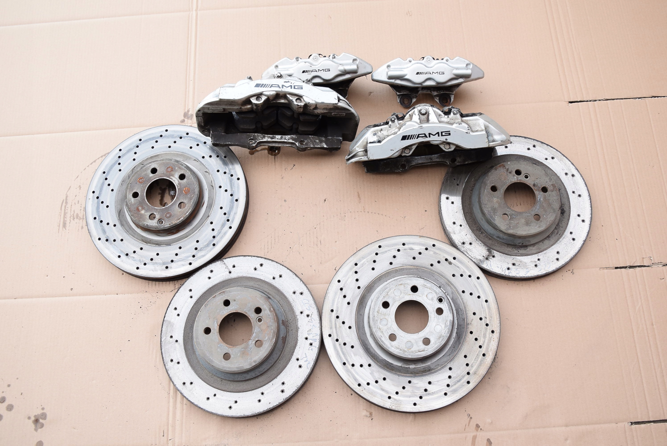 MERCEDES W219 CLS W211 HAMULCE ZACISKI 55 AMG za z Zamość - Allegro - (13076900056)