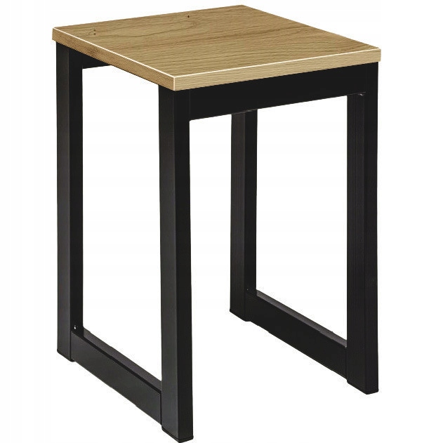 Taboret 45 cm LOFT CZARNY Kolory Stół Taborety (5907207246031) • Cena ...