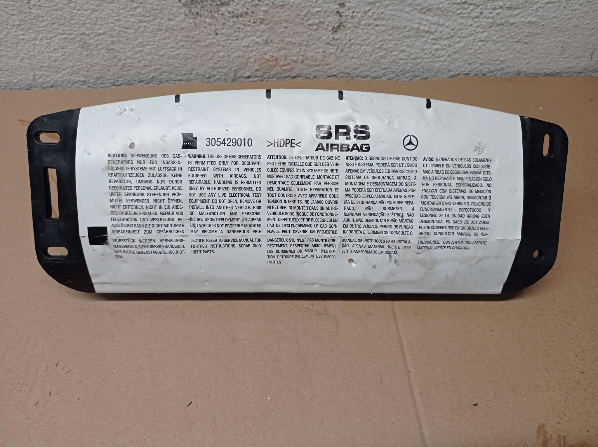 MERCEDES W204 AIRBAG PODUSZKA POWIETRZNA PASAŻERA za 99.00PLN z ...