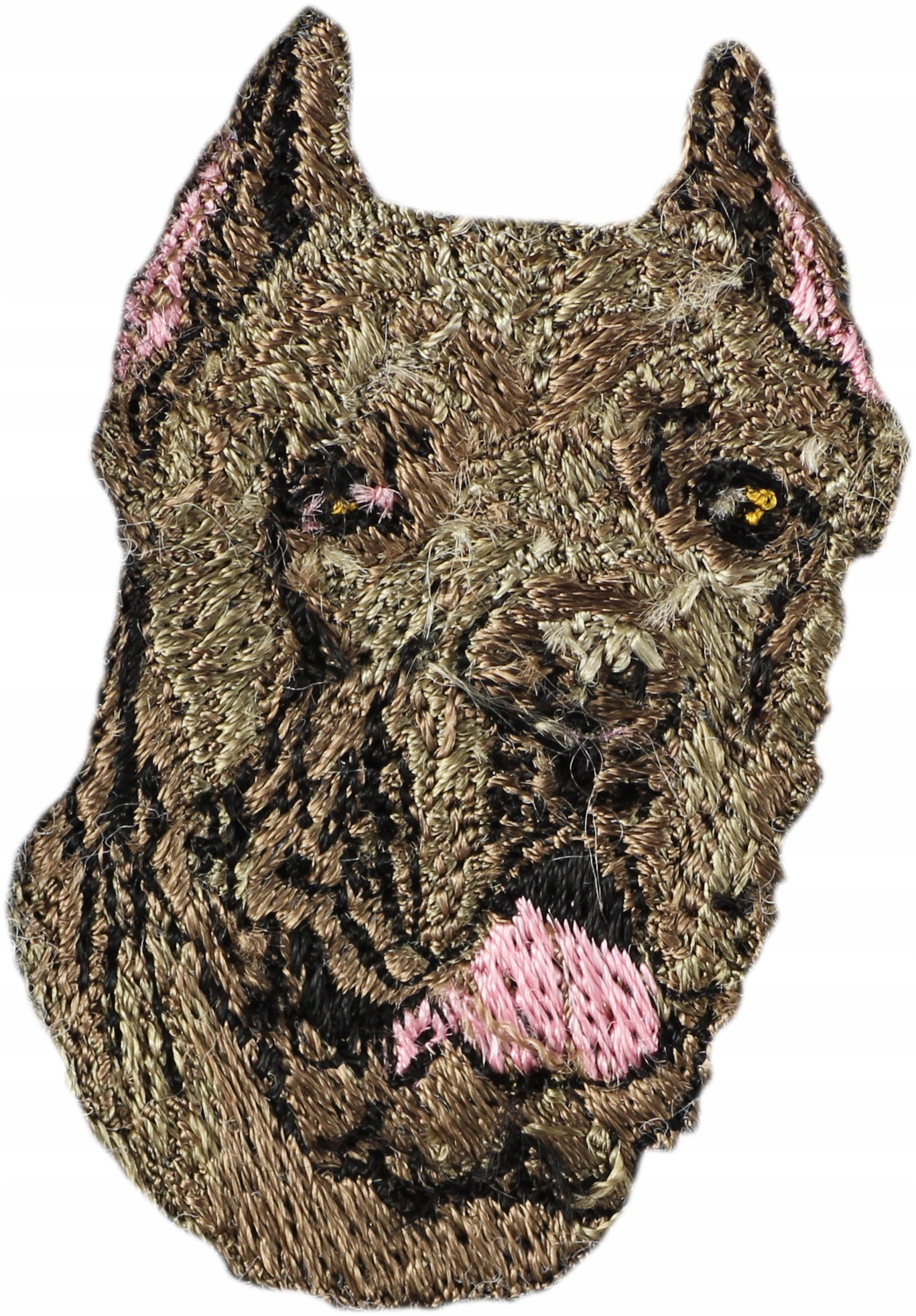 Cane Corso kitűző fajtatiszta kutyával, hímzés, applikáció, patch ...