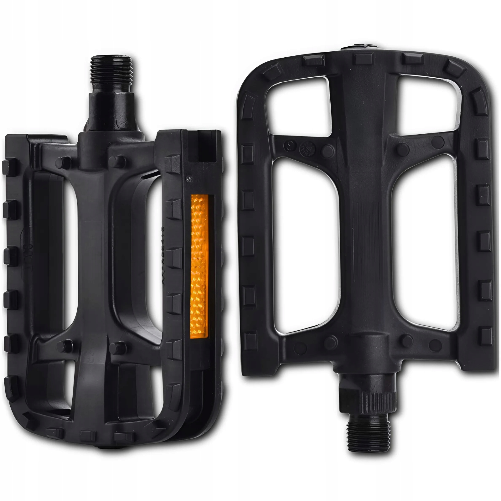 2x PEDAŁY ROWEROWE DO ROWERU Z ODBLASKAMI ALUMINIOWE GÓRSKI MIEJSKI ...