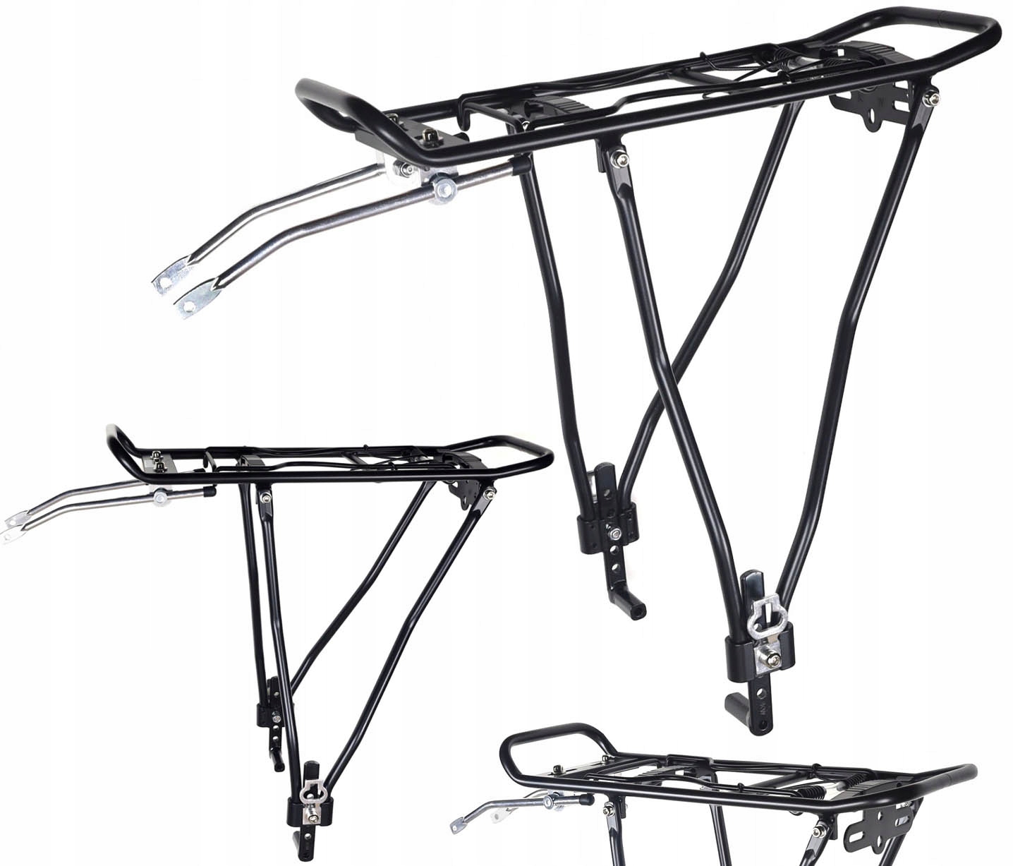 Bagażnik rowerowy tylny Manseri ARR-637-08-03BK rama - 5904172300287 ...