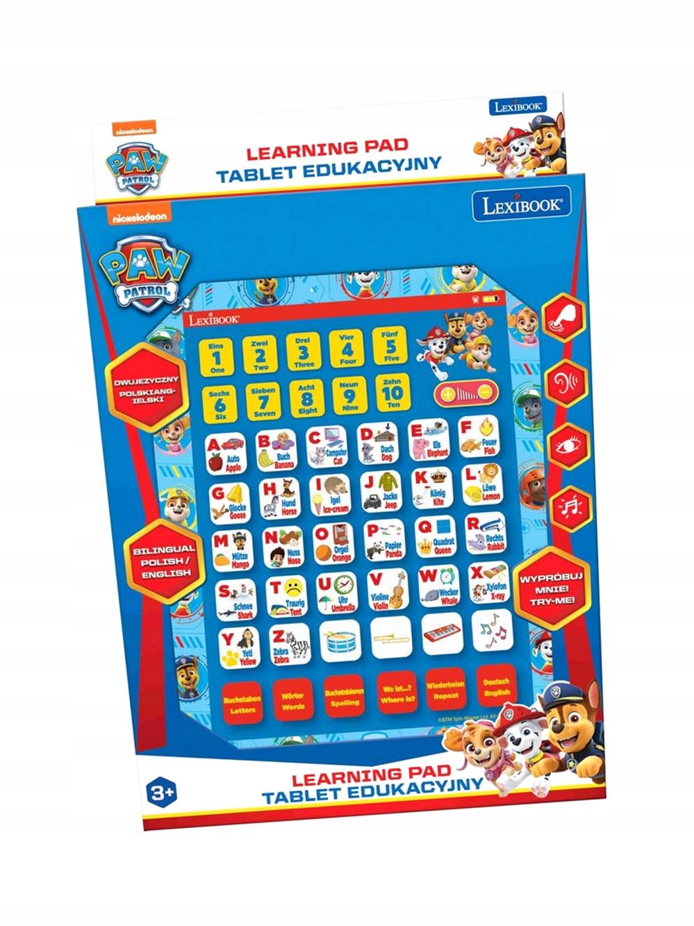 LEXIBOOK Psi Patrol Tablet edukacyjny dwujęzyczny JCPAD002PAi17 ...