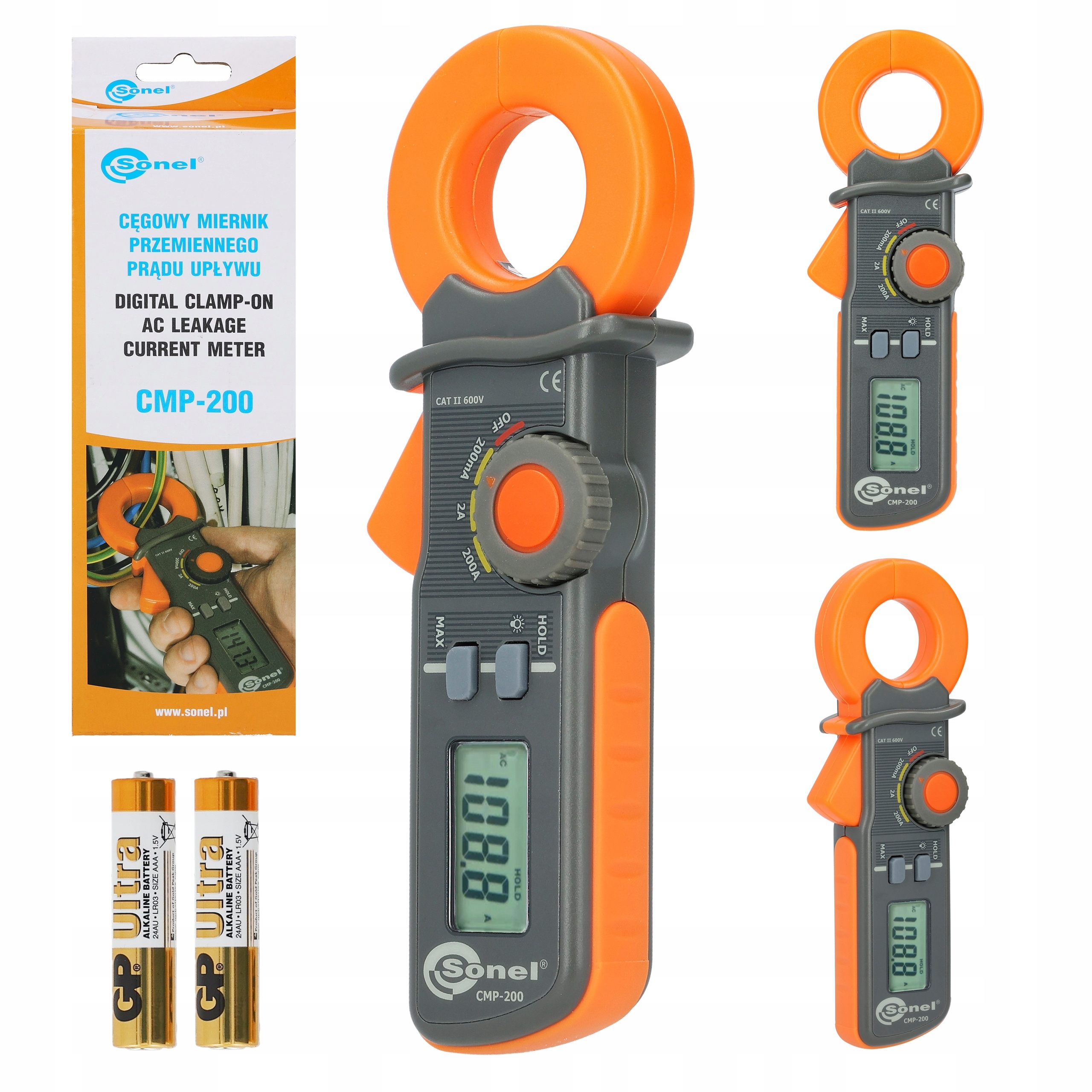 Sonel CMP-200 miernik cęgowy cyfrowy 600V - Sklep, Opinie, Cena w Allegro