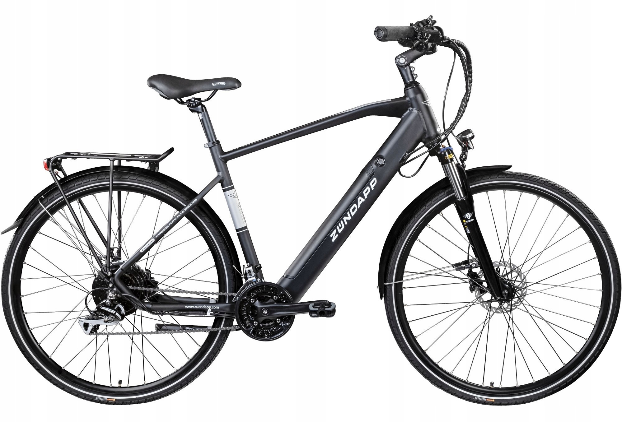 Trekkingowy Rower Elektryczny Męski 28 Hydraulika Wspomaganie 5 Trybów ...