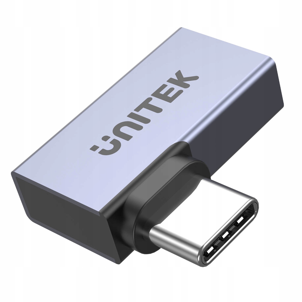 Unitek Adapter, przejściówka USB-C na USB-C kątowy płaski (boczny ...
