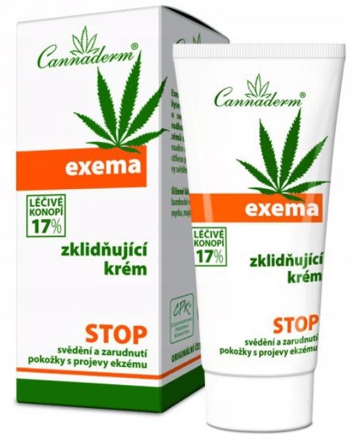 Exema Kenderolajos krém viszkető, érzékeny bőrre ekcémával Cannaderm za ...